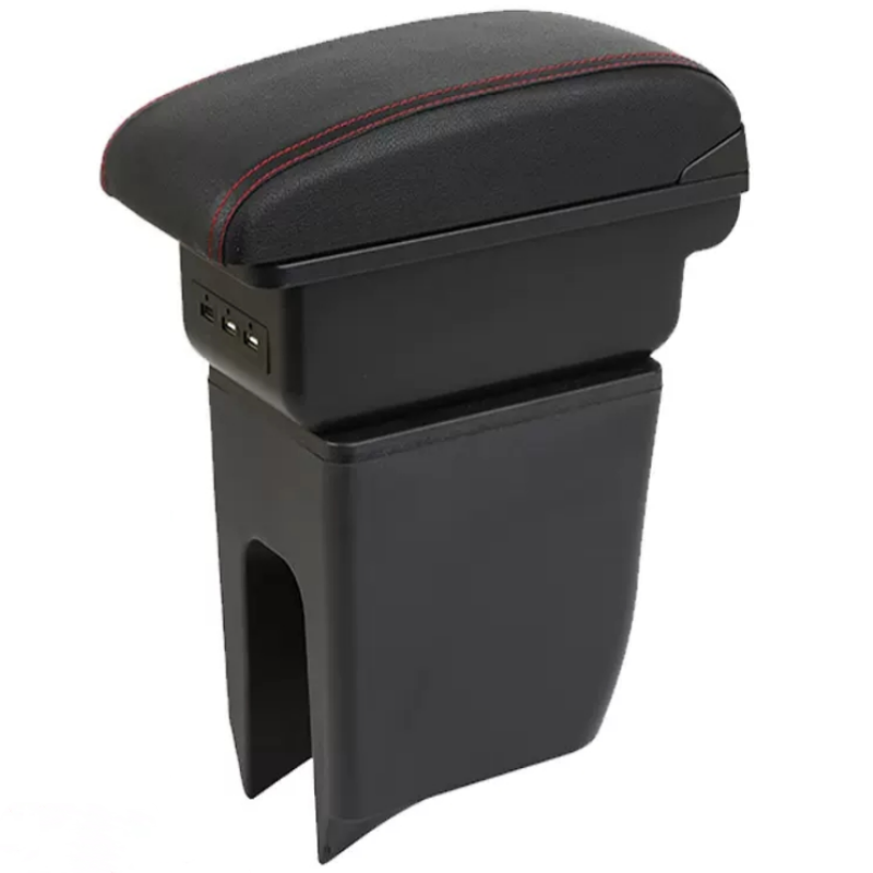 Cotiera piele ecologica Dacia Spring, negru